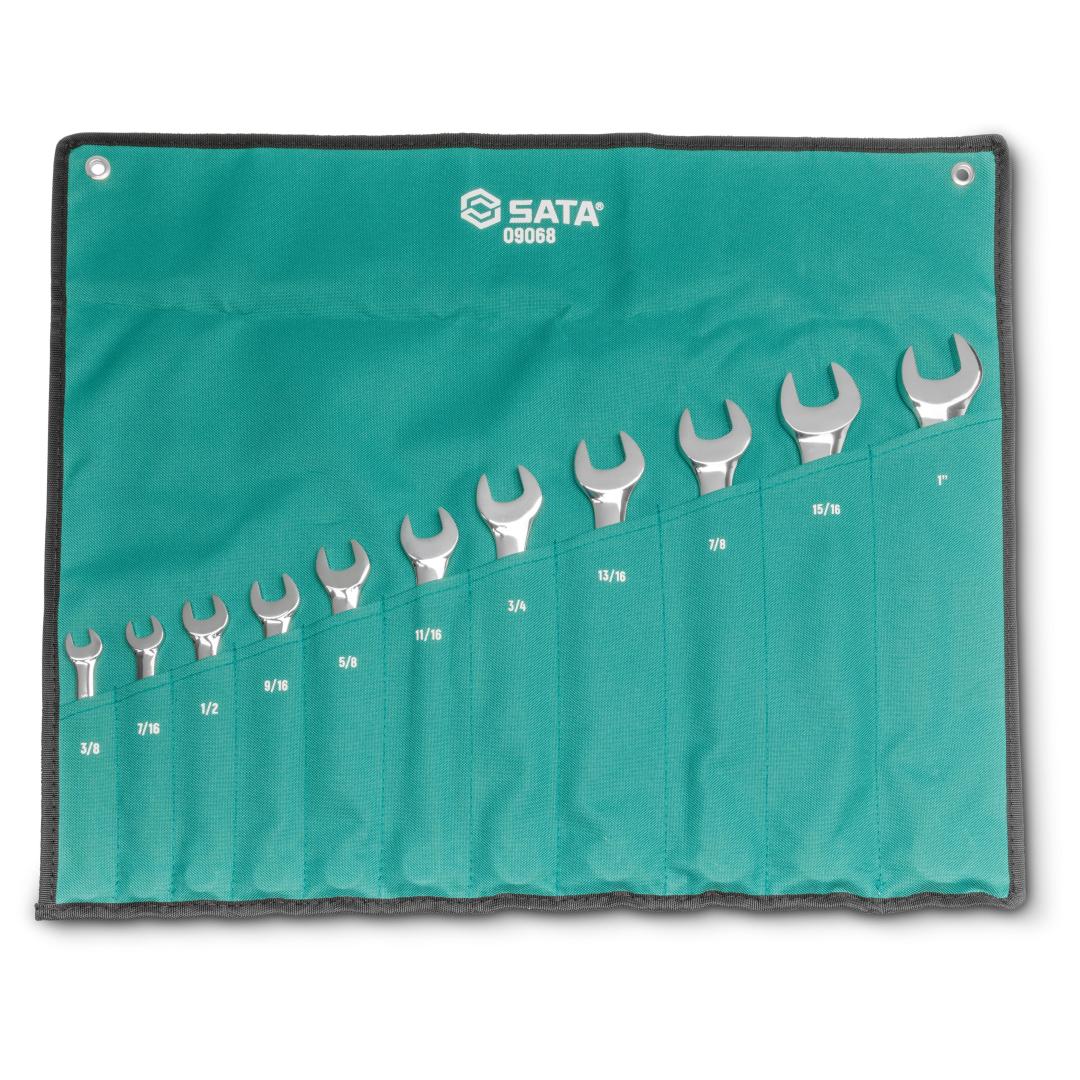 11 Pc. SAE Combination Wrench Set - SATA