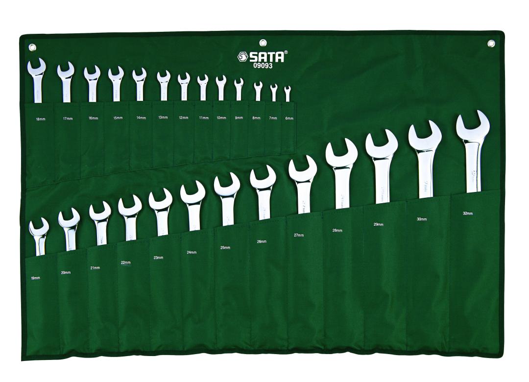 26 Pc. Metric Combination Wrench Set - SATA