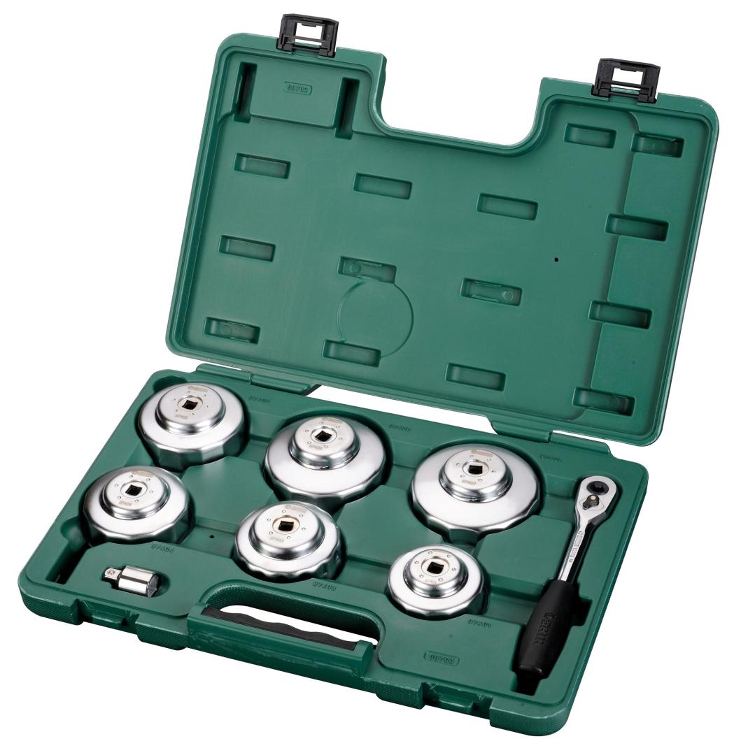 8 Pc. End Cap Oil Filter Wrench Set - SATA