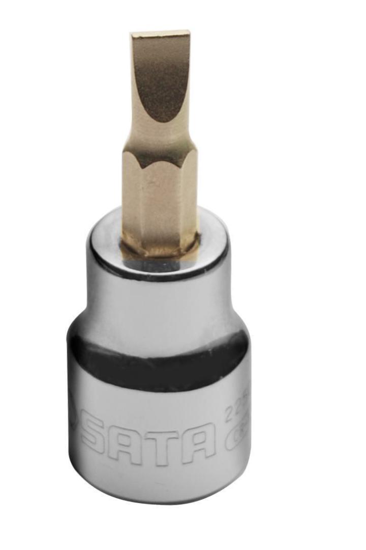 3/8" Dr. Bit Socket, Slotted 8MM - SATA