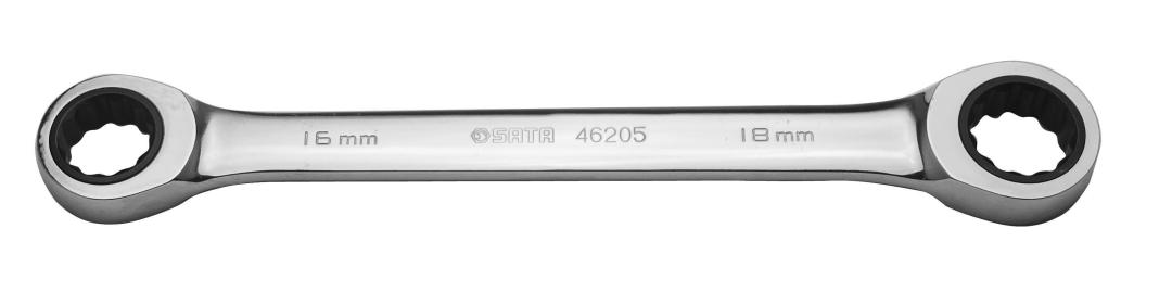 Double Box Ratcheting Wrench 8x9mm - SATA