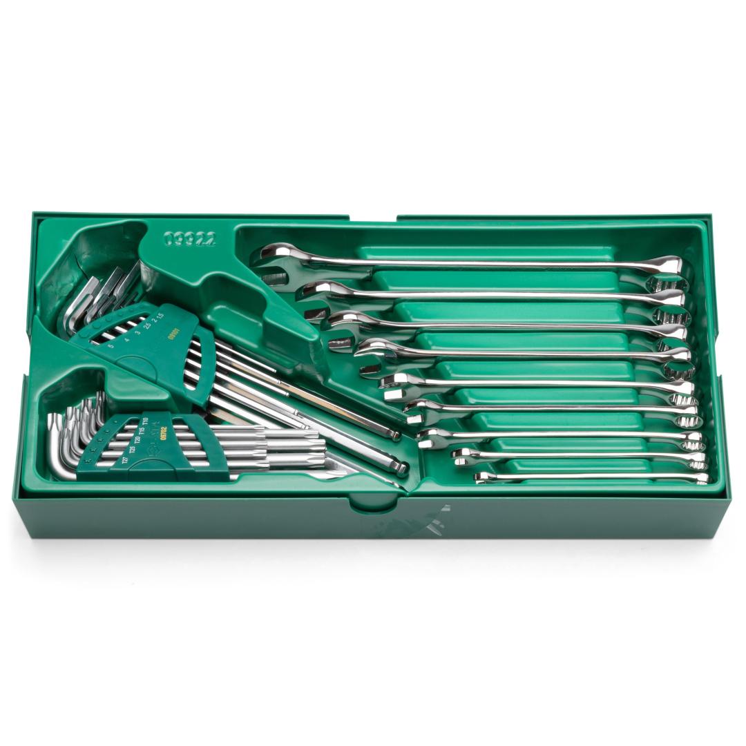 27Pc. SAE Combination Wrench Tray Set - SATA