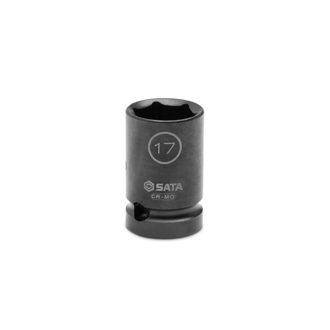 1/2" Drive 6 Point Thin Wall Impact Socket 17mm - SATA