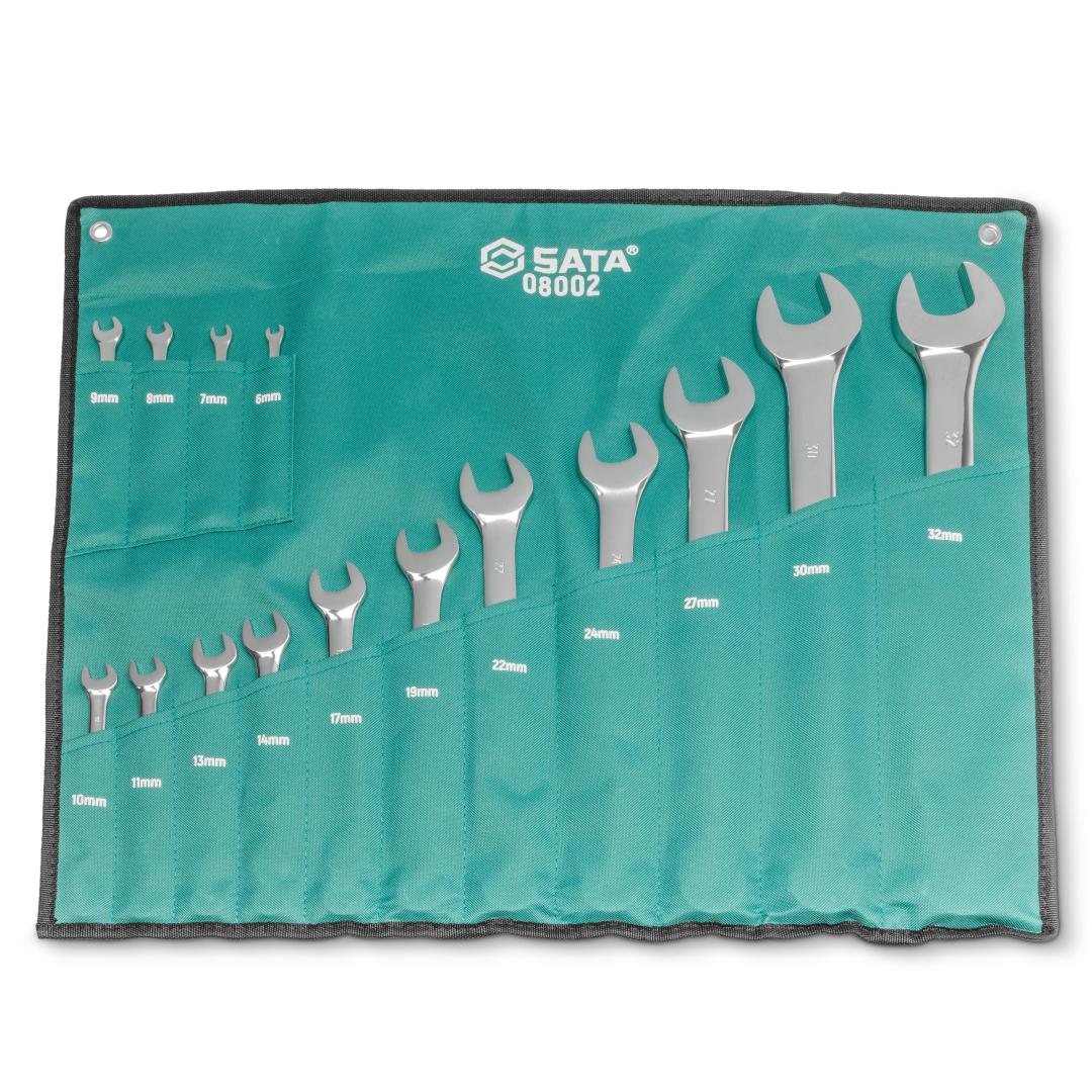 15 Pc. Metric Combination Wrench Set - SATA