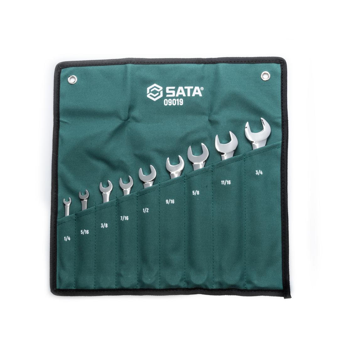 9 Pc. SAE Combination Wrench Set - SATA