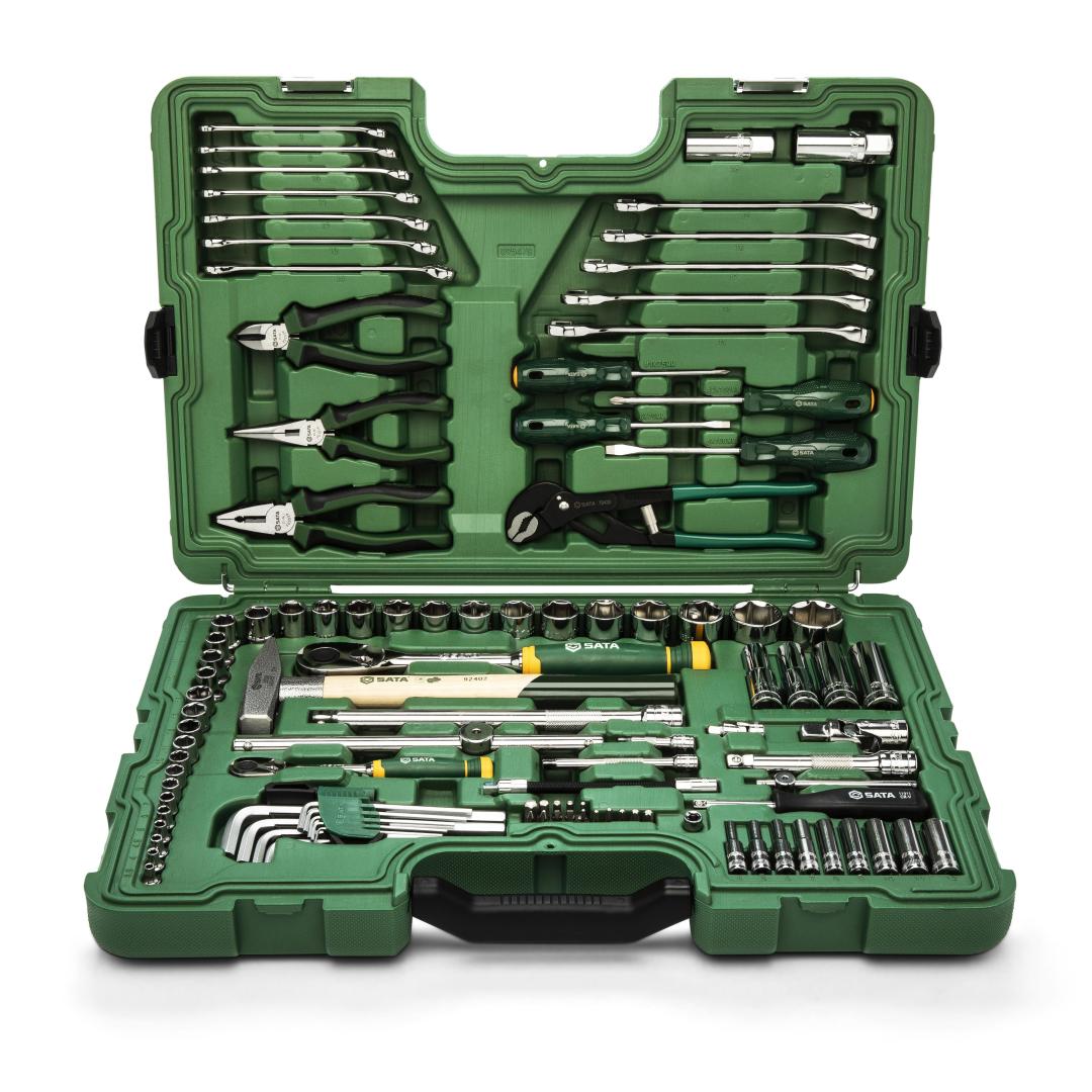 104 Pc. 1/4”, 1/2” Metric Tool Set - SATA