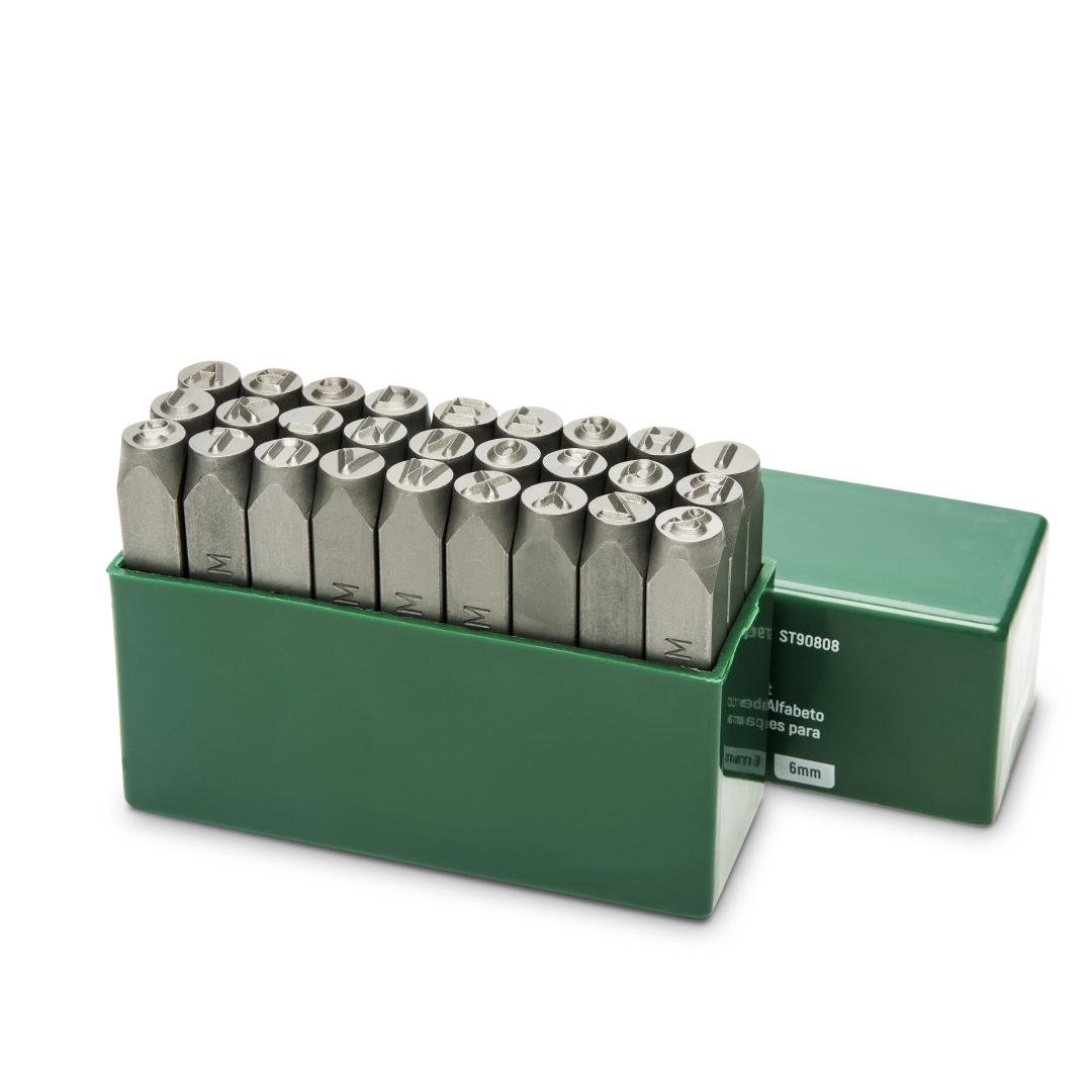 27 Pc. Letter Punch Set 6mm - SATA