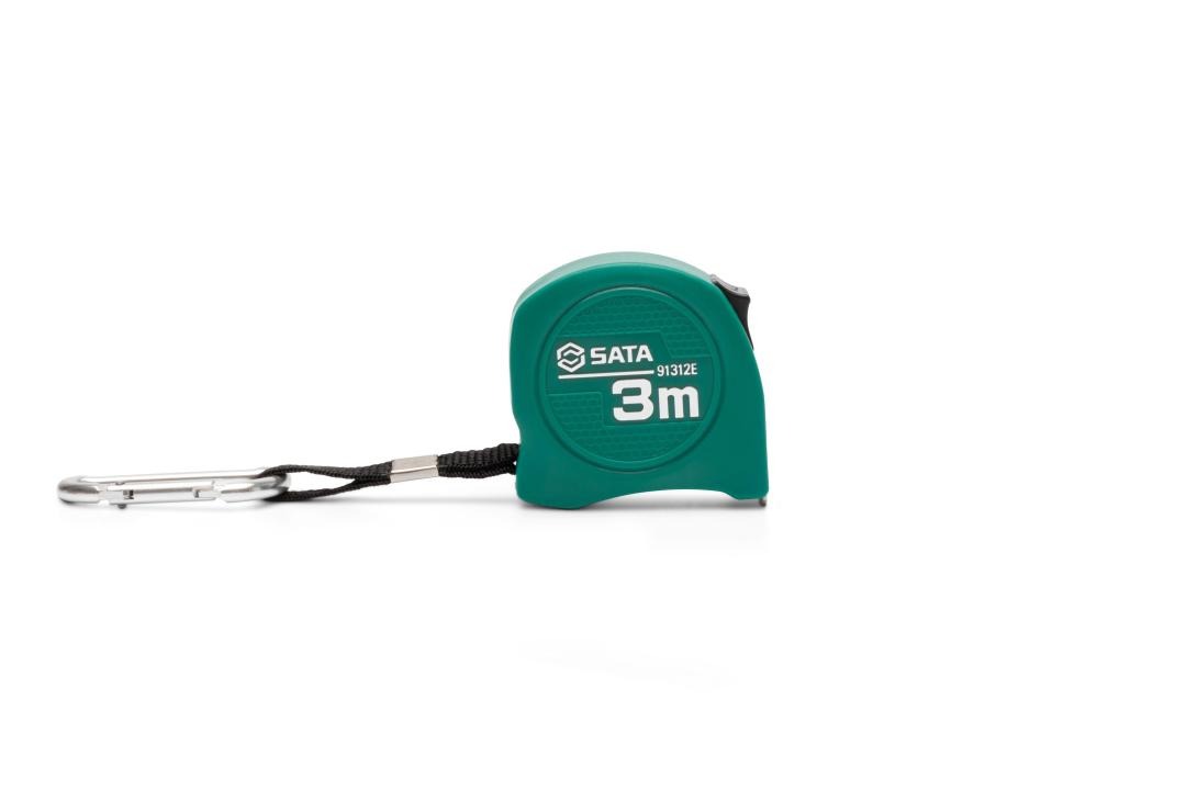 Chrome Tape Measure Metric/SAE Scale 10m/33ft x 25mm - SATA