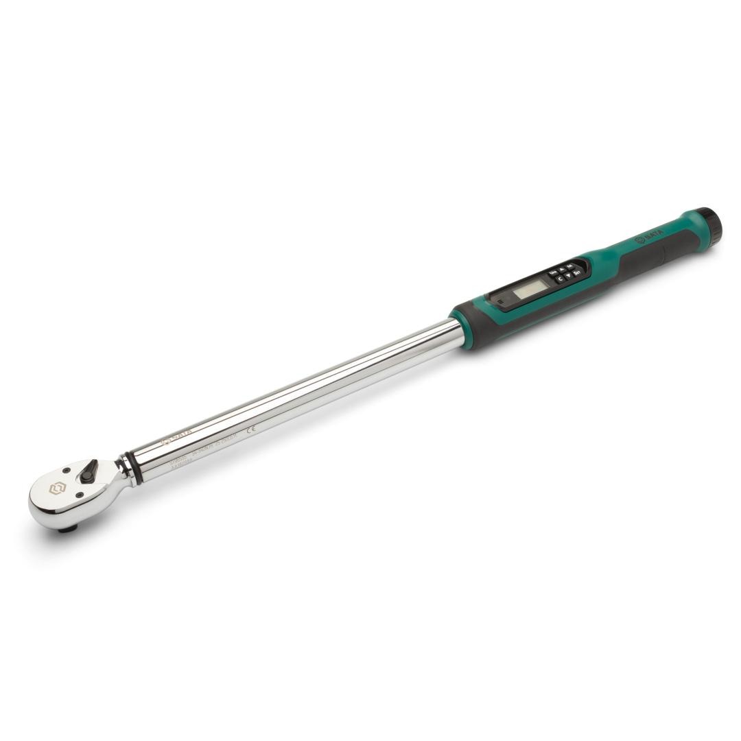 1/2" Drive Electronic Torque Wrench with Angle Function 34-340 Nm - SATA