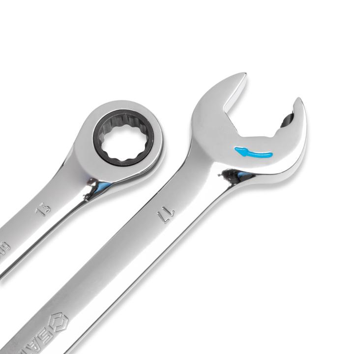 3 Pc. Metric Double Ratcheting Wrench Set - SATA